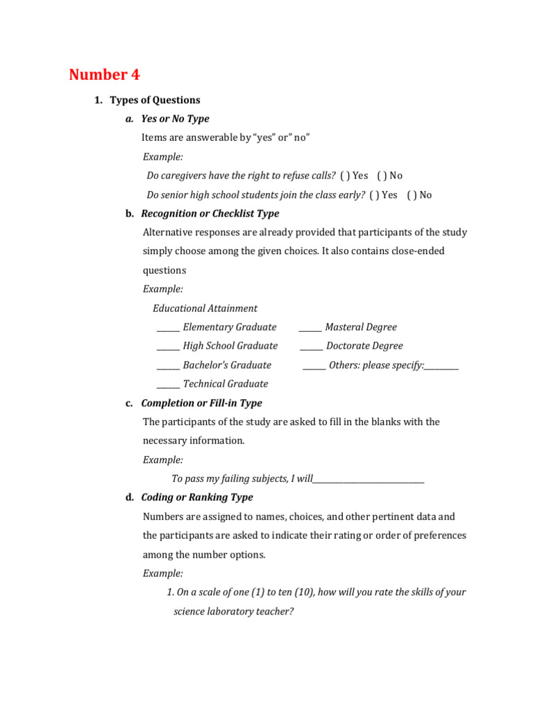 4 | PDF | Likert Scale | Word