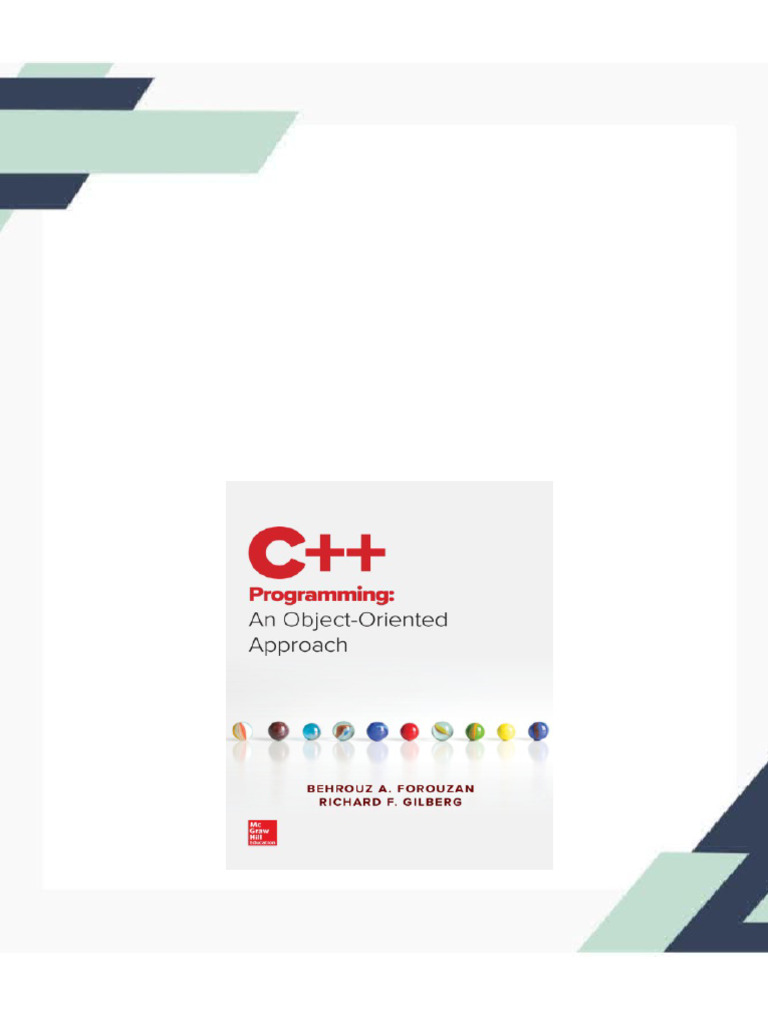 C Programming An Object Oriented Approach 1e Ise 1st Edition