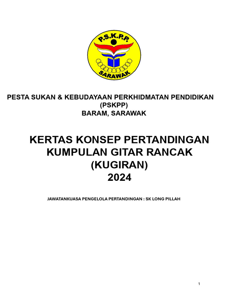 Kertas Konsep Pertandingan KUGIRAN PSKPP BARAM | PDF