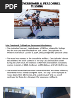 Man Overboard Turn Maneuvers Guide | PDF | Maritime Disasters | Shipwrecks