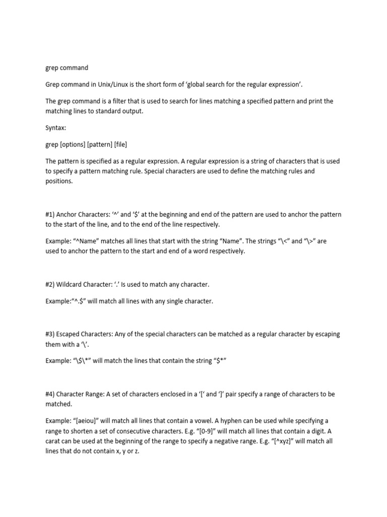 Alevel Unix 09april20 AKM | PDF | Regular Expression | Software Engineering