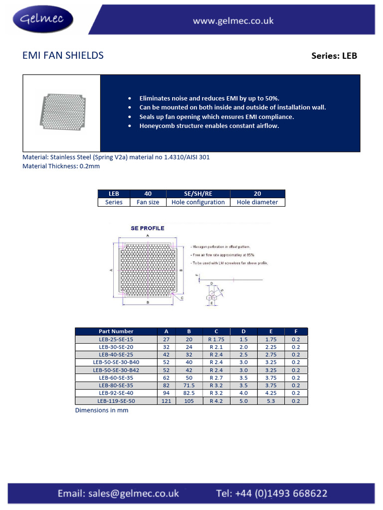 EMI fan sheilds | PDF | Mechanical Engineering