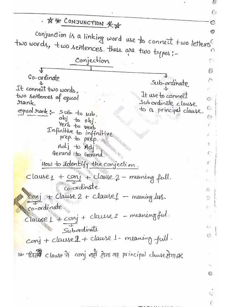 Conjunction | PDF
