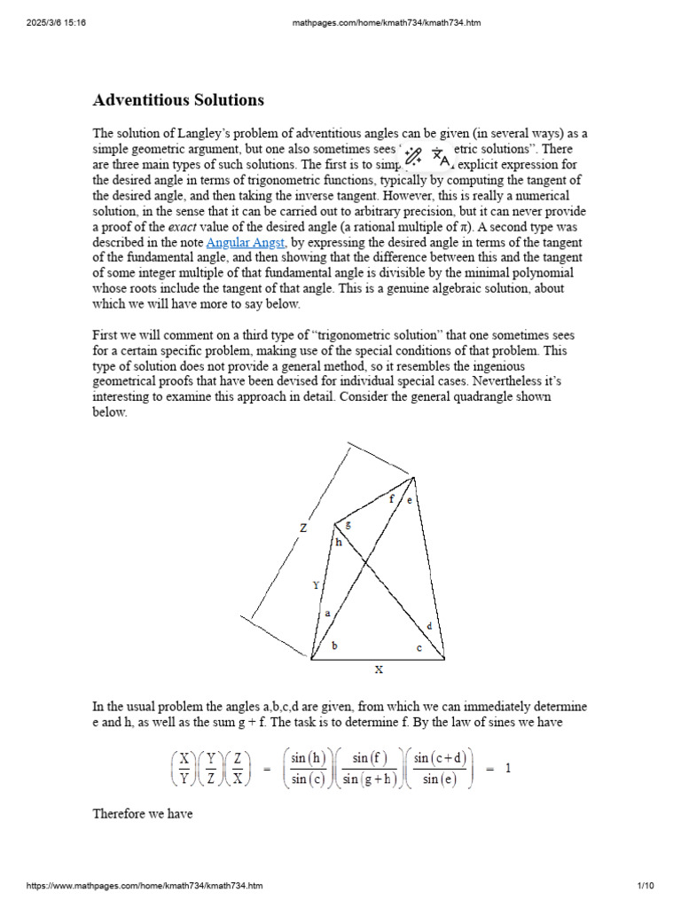 LANGLEY Mathpages - Com - Home - Kmath734 - Kmath734.htm | PDF ...
