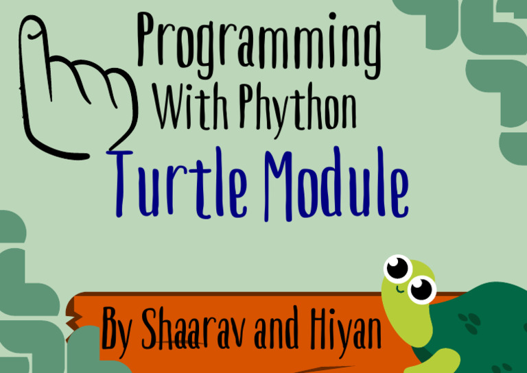 Python Turtle Programming Guide | PDF