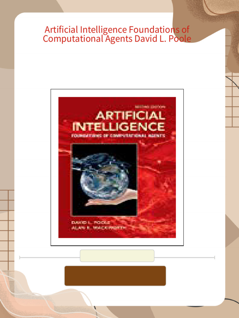 Artificial Intelligence Foundations of Computational Agents David L ...