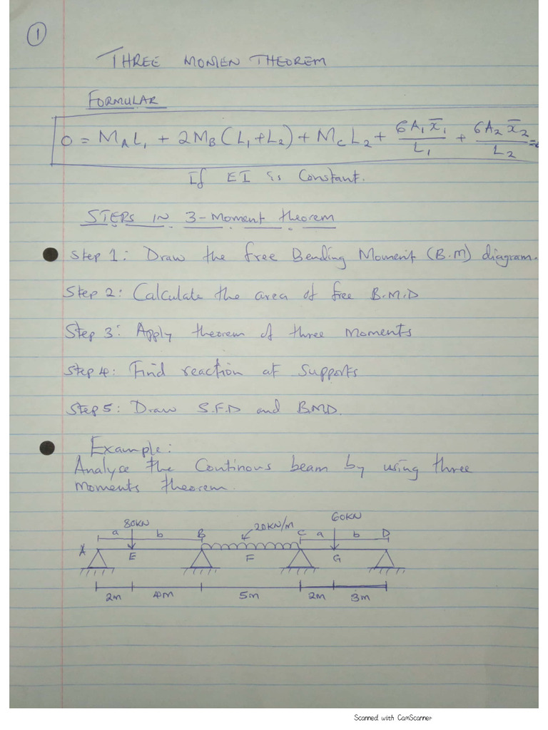 Three Moment Theorem | PDF