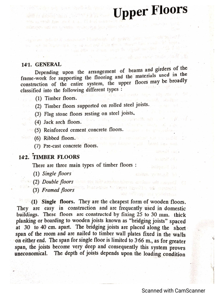 Upper Floor Slabs | PDF