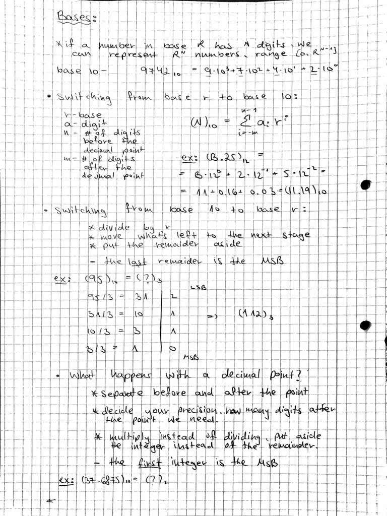 Digital systems class notes | PDF