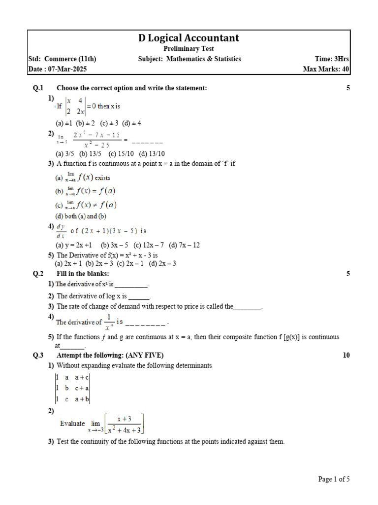 mathssem dla | PDF | Applied Mathematics | Statistical Analysis