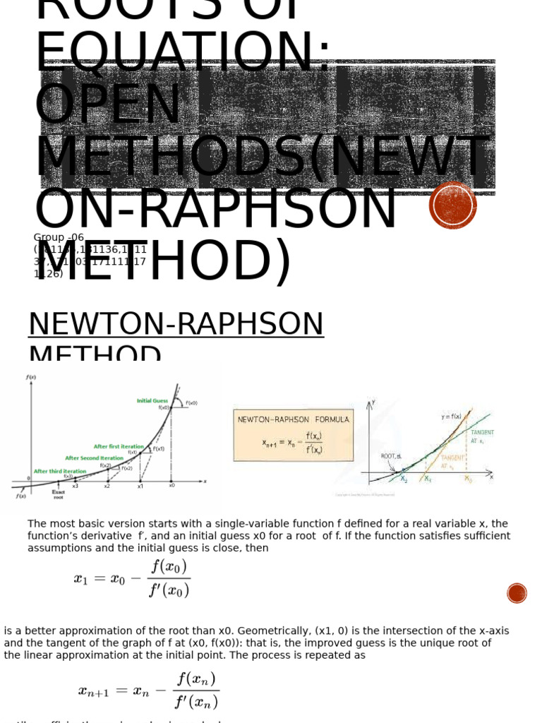 Exp 2 Newton-Raphson Method | PDF