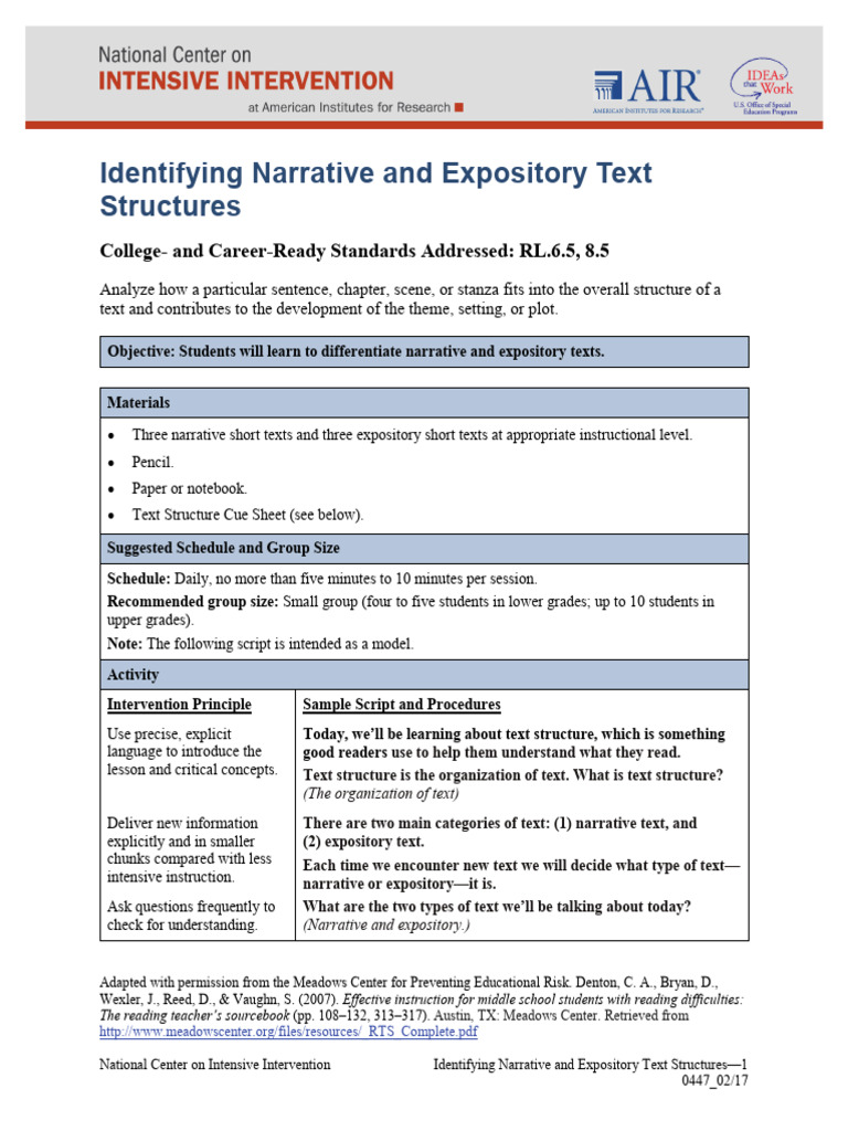 Narrative Expository Text 508 | PDF | Narrative | Reason