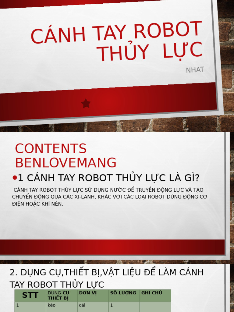Cánh Tay Robot TH y L C | PDF