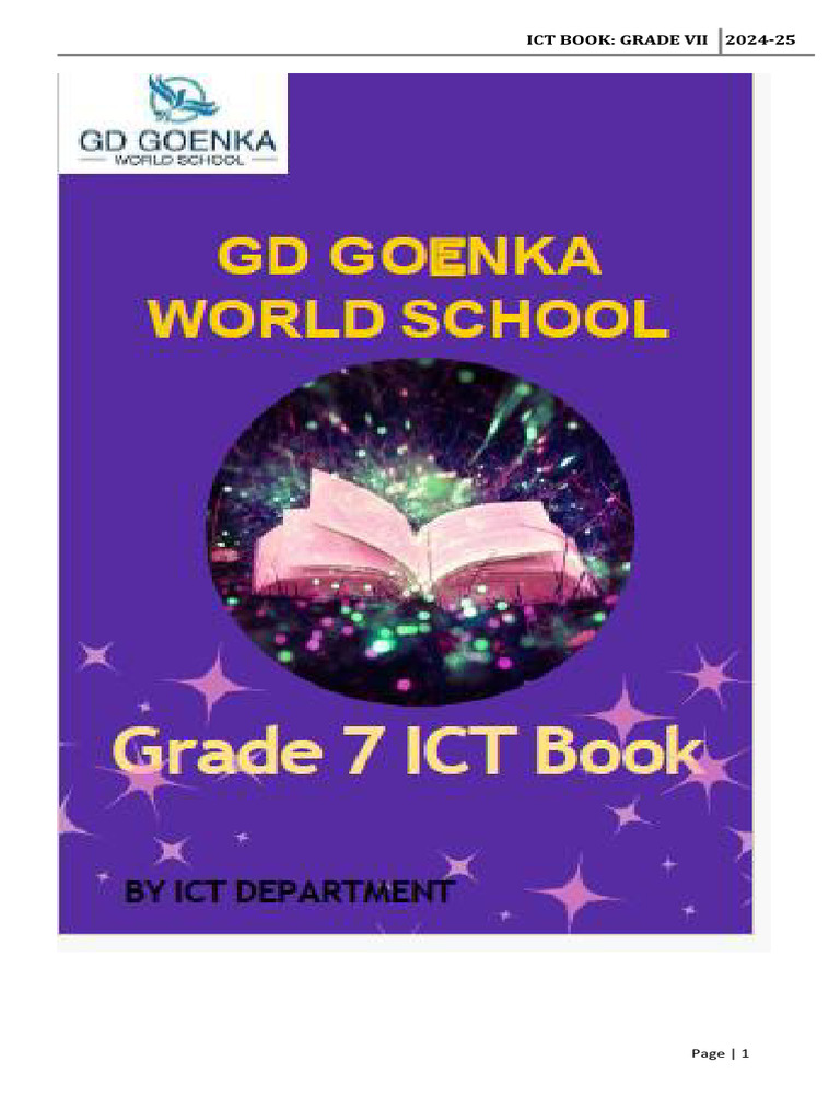 Grade VII ICT Curriculum 2024-25 | PDF | Microsoft Access | Microsoft Excel
