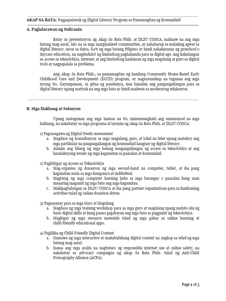 NSTP Alternative Activity | PDF