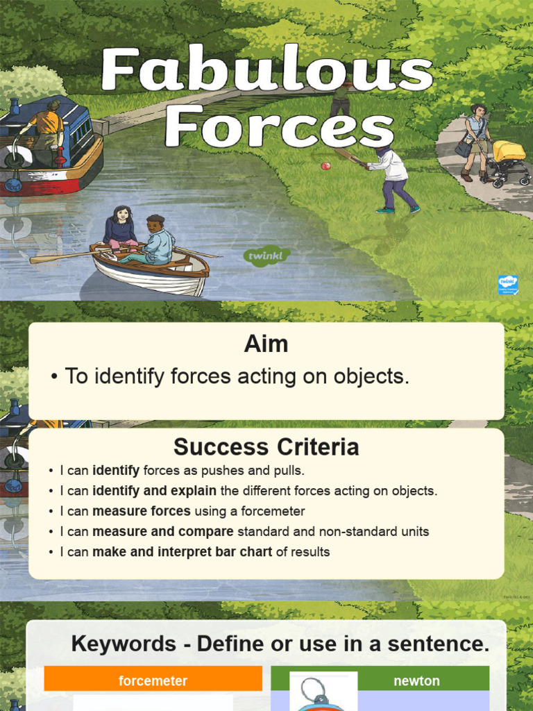 S3 - W25 - U5.1 Forces and Forcemeters Self-Study | PDF | Force | Gravity