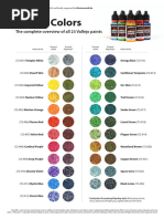 A3 Speedpaint 2.0 All Colours Poster | PDF | Blue | Color