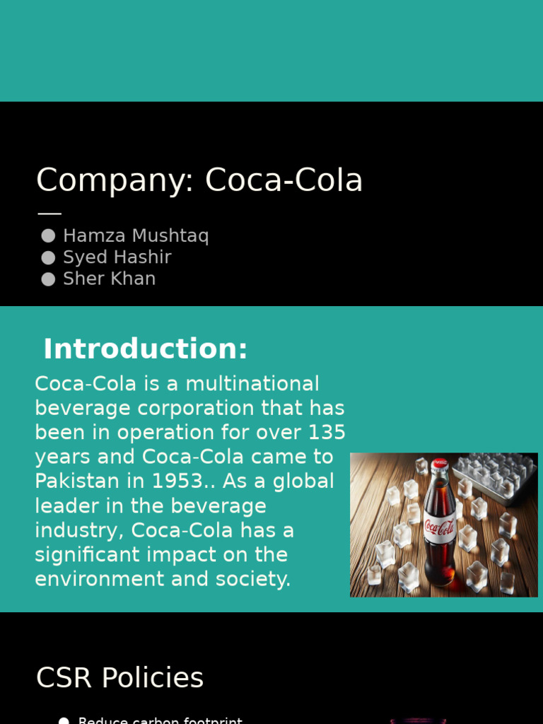 Coke Cola | PDF