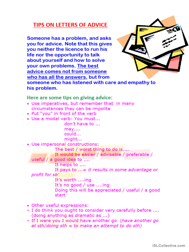 letters of advice | PDF
