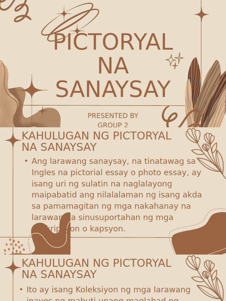 Pictoryal Na Sanaysay | PDF
