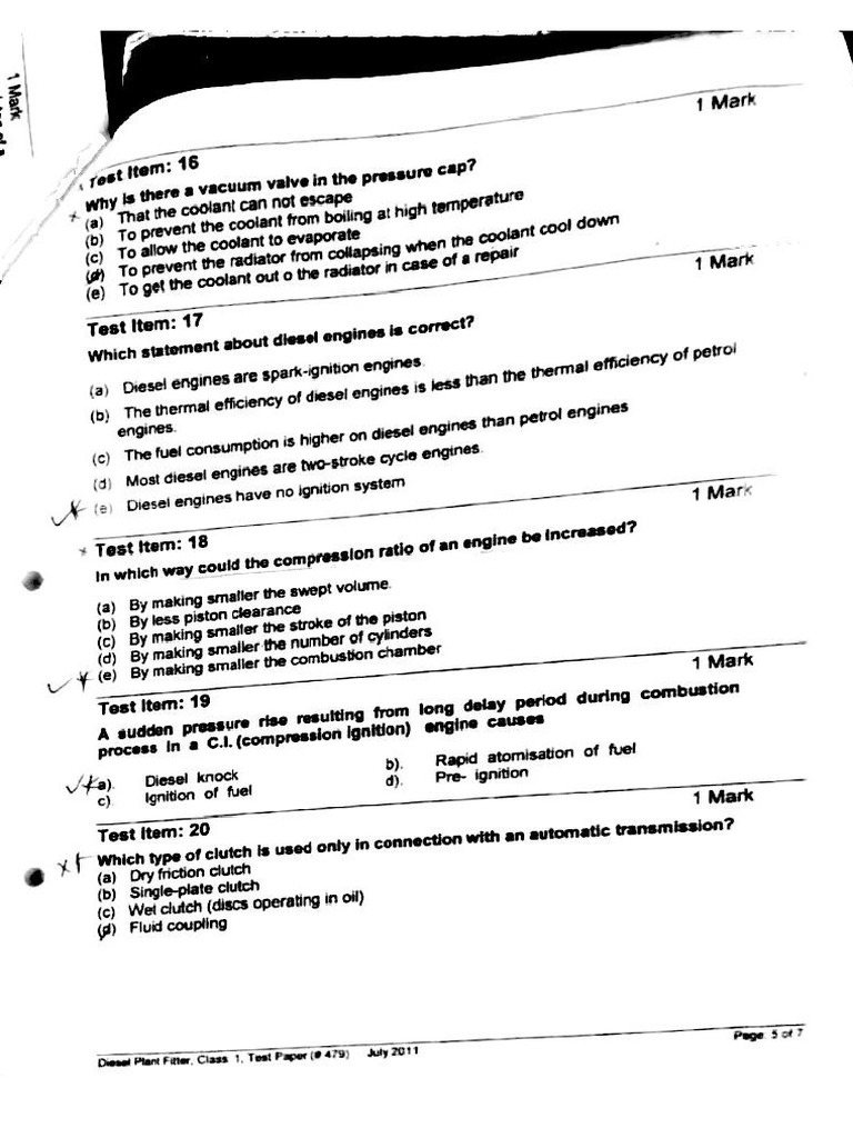DPF Past Exam Papers | PDF