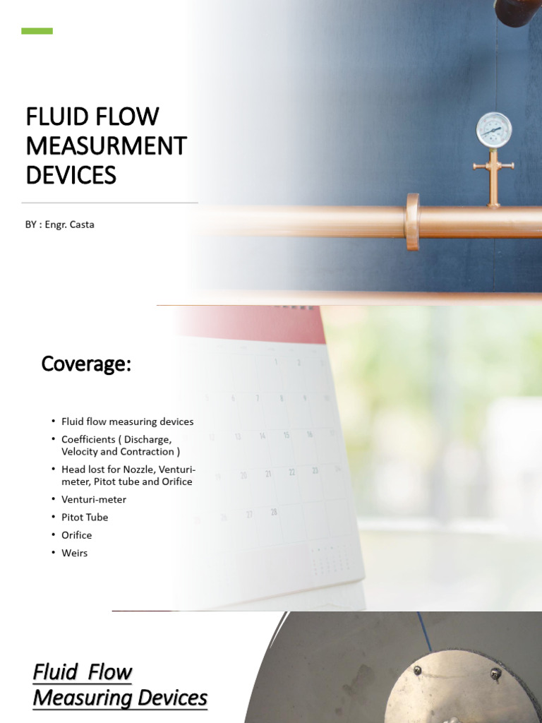 2425 - Module 2 - Fluid Flow Measuring Devices P1 | PDF | Applied And Interdisciplinary Physics ...