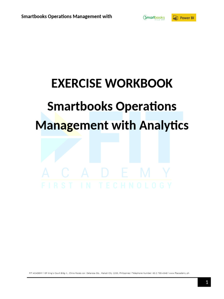 Operations Management With Analytics Workbook v2024 | PDF | Cloud ...