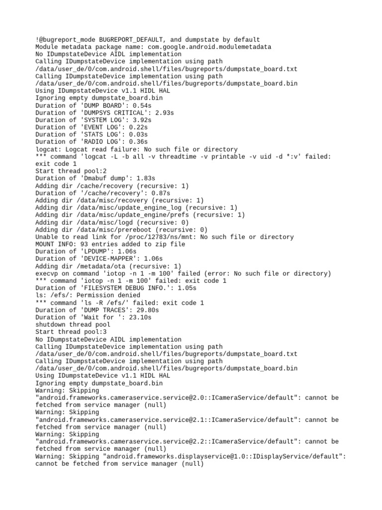 Dump State | PDF | Operating System Technology | Computing