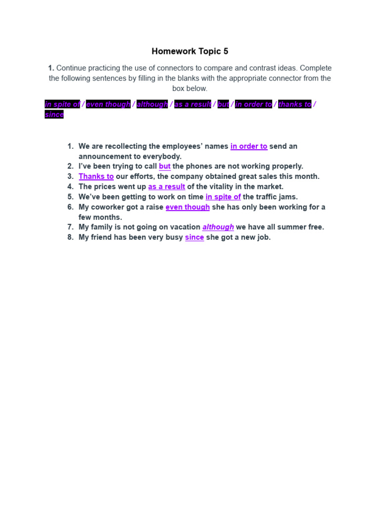 Homework Topic 5 | PDF