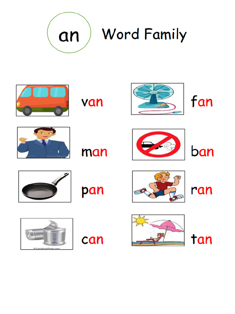 An Word Family | PDF