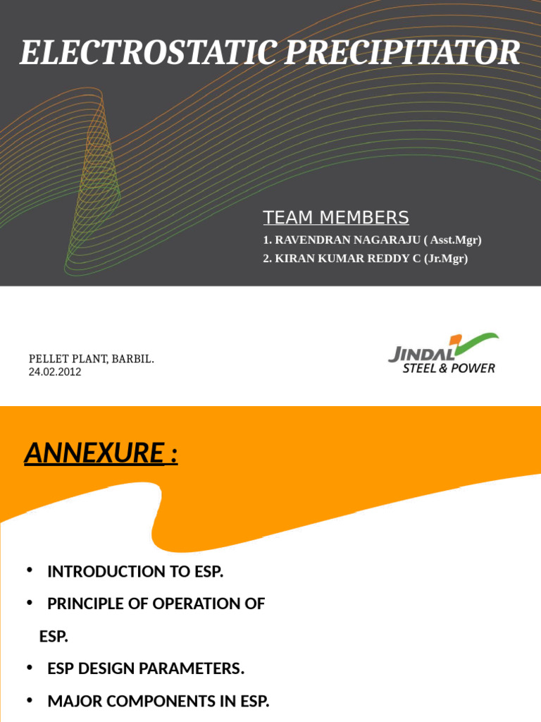 Esp - Seminar | PDF | Electric Arc | Rectifier