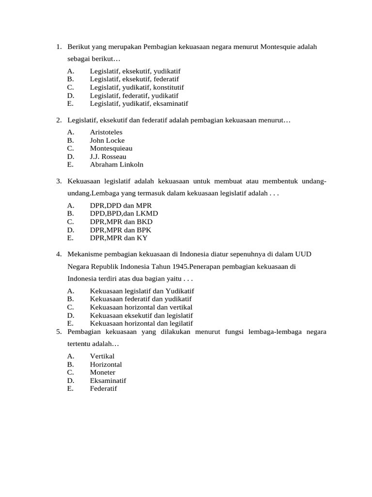 Master Soal PKN Kelas X | PDF