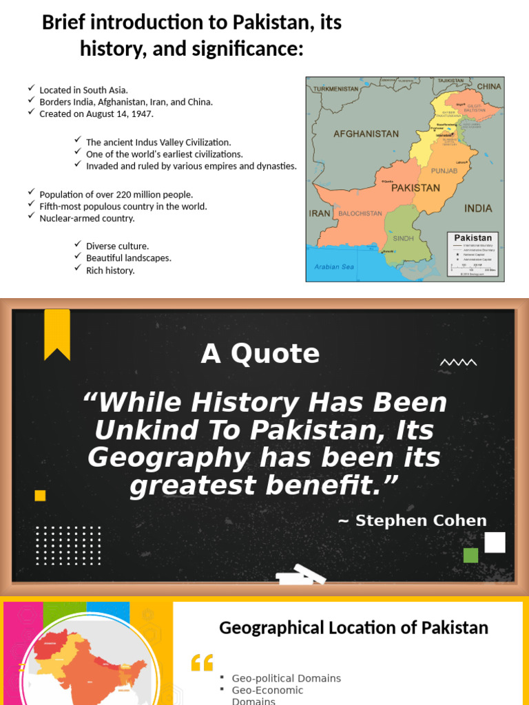Overview of Pakistan's Geography and Culture | PDF | Pakistan | Indus River