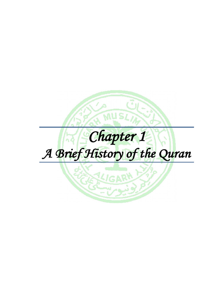 06 chapter 1 sayyid qutub | PDF | Quran | Islam