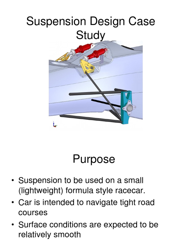 Suspension Design Case Study | PDF | Suspension (Vehicle) | Tire