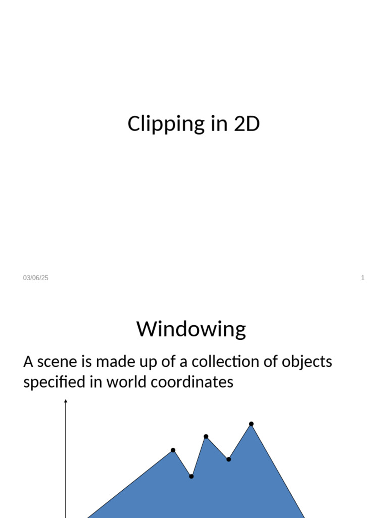 2D Clipping Techniques Overview | PDF | Equations | Vertex (Geometry)