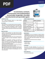 TriGene Data Sheets | PDF | Infection Control | Medical Device