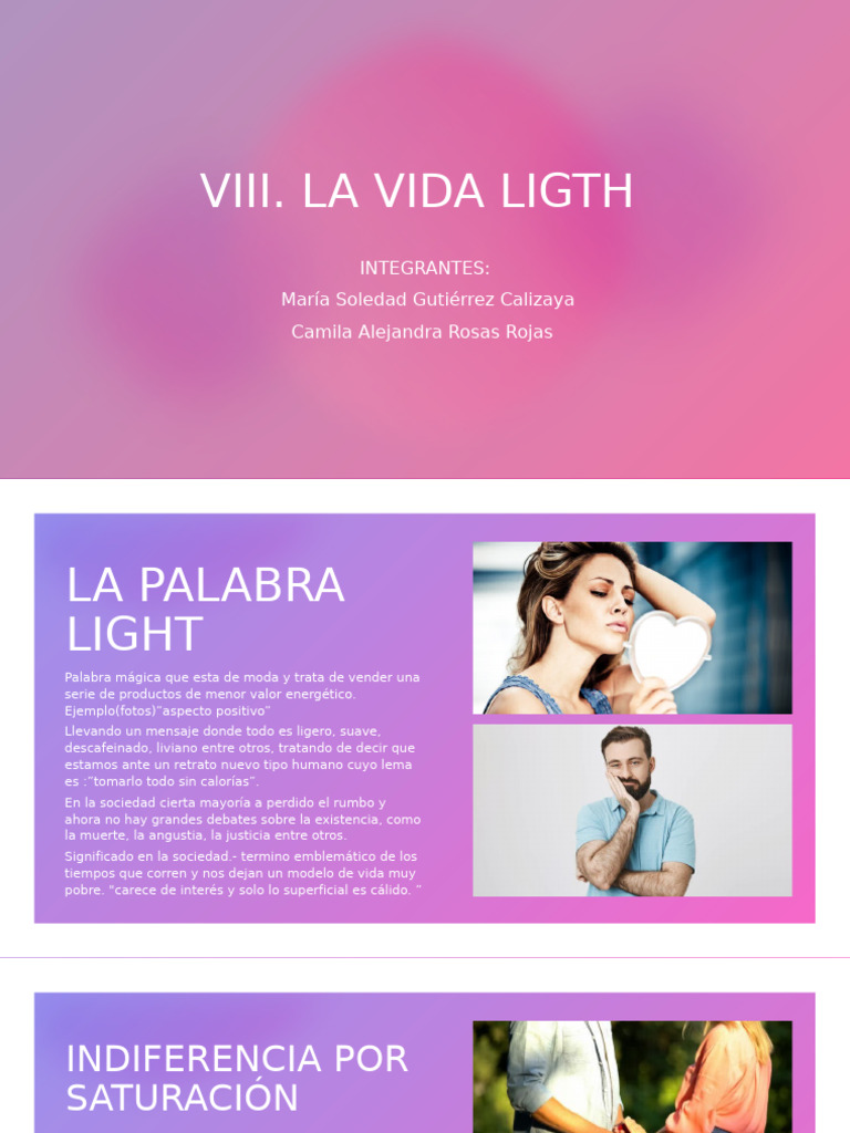 La Vida Light: Indiferencia y Superficialidad | PDF