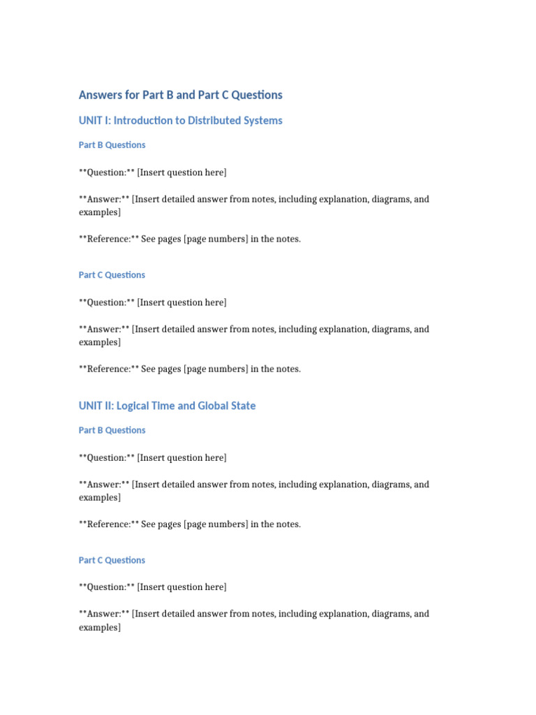 Distributed Computing Answers | PDF