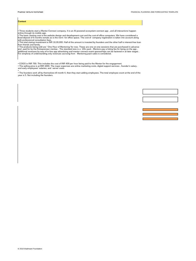 Financial Plan Final (AutoRecovered) | PDF | Balance Sheet | Gross Margin