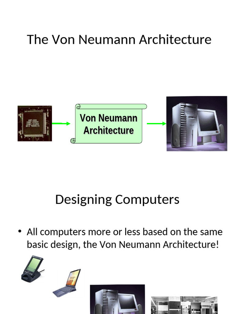 Overview of Von Neumann Architecture | PDF | Computer Data Storage ...