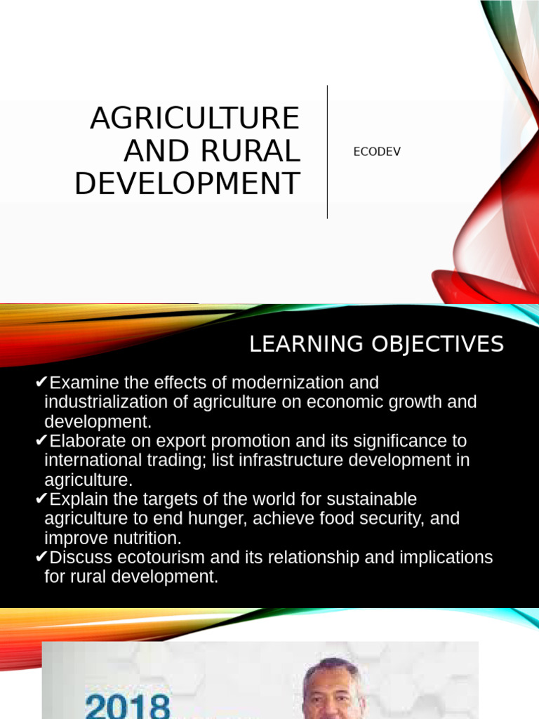 TOPIC 4-Agriculture and Rural Development | PDF | Agriculture | Overfishing
