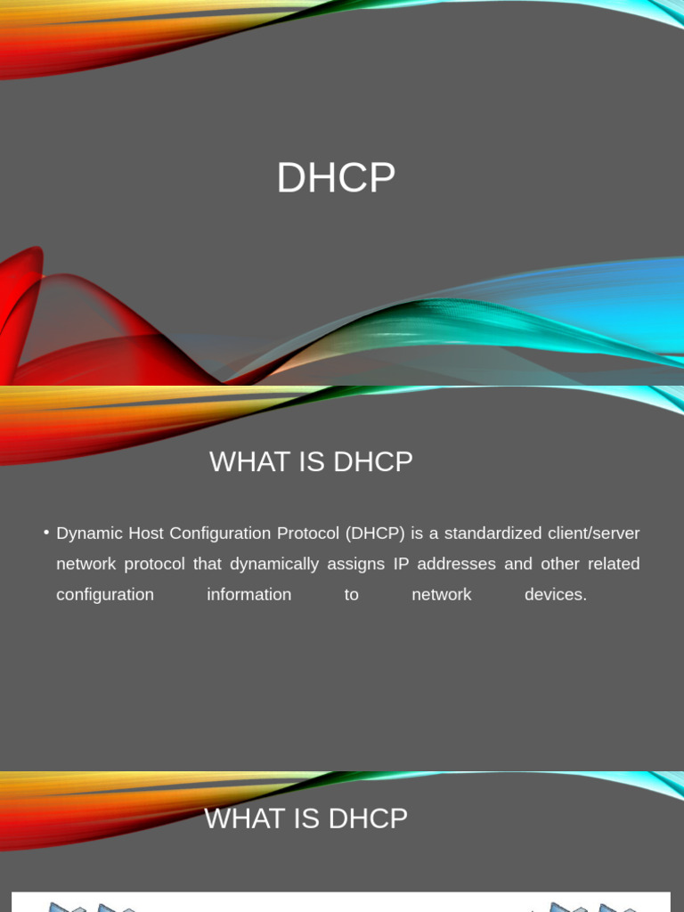 DHCP | PDF | Ip Address | Computer Network