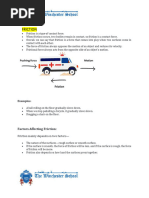 Types of Friction Explained | PDF | Friction | Force