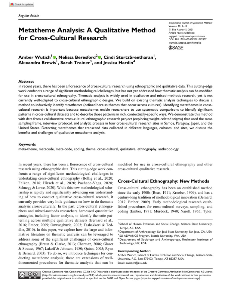 A Qualitative Method | PDF | Qualitative Research | Analysis