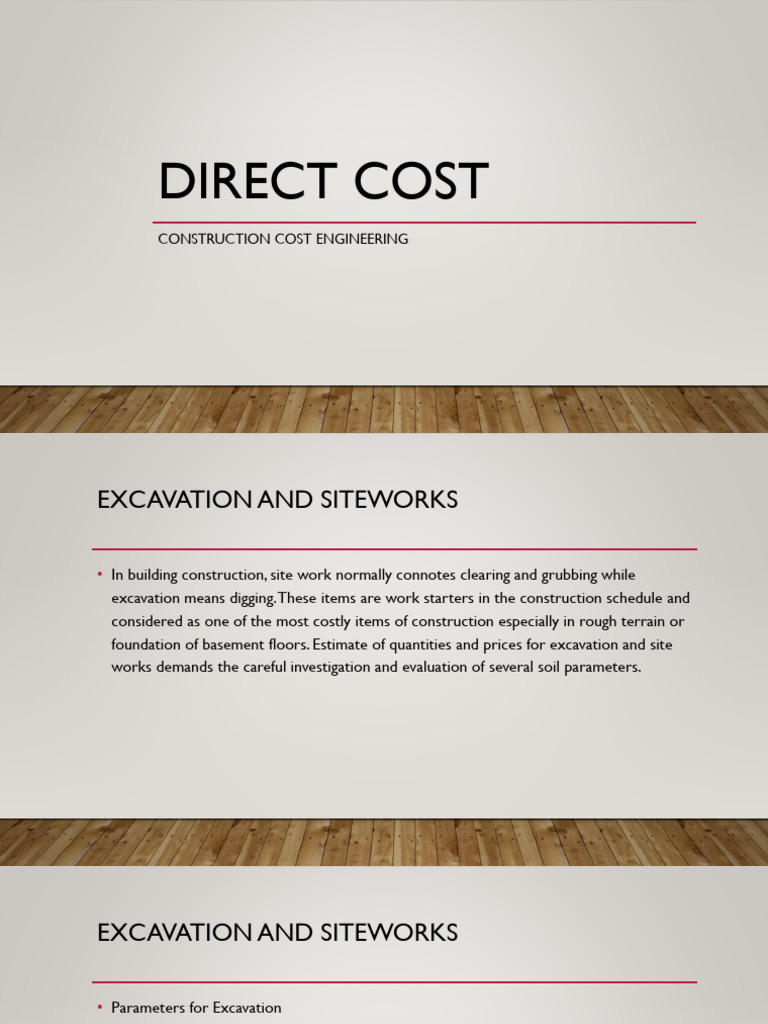 Direct Cost | PDF | Area | Volume