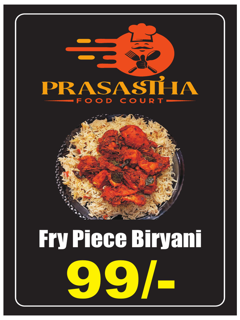 Prasastha Biryani | PDF