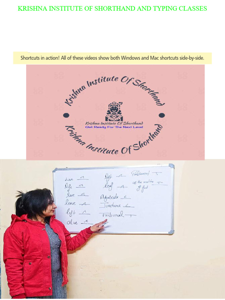 EXCEL SHORTCUT KEYS- Krishna Institute for Shorthand & Typing New Delhi | PDF | Software | Computing