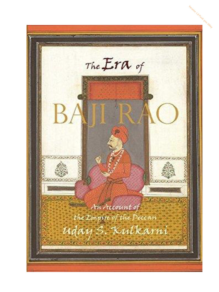The Era of Baji Rao - Uday S Kulkarni | PDF