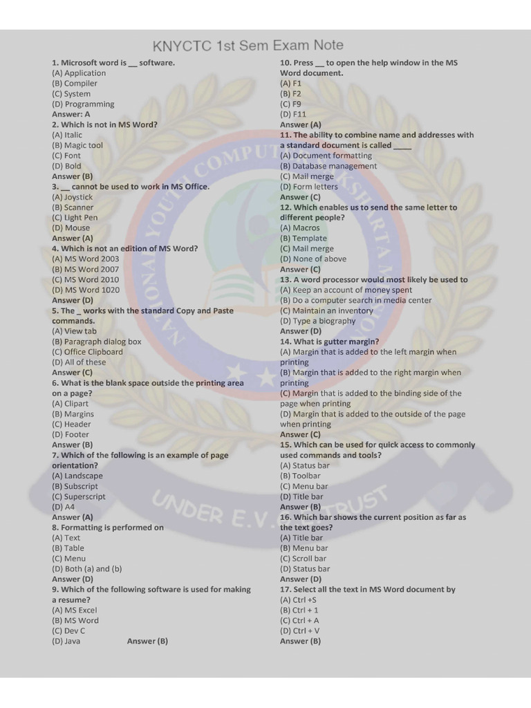BCC Note Part 2 | PDF